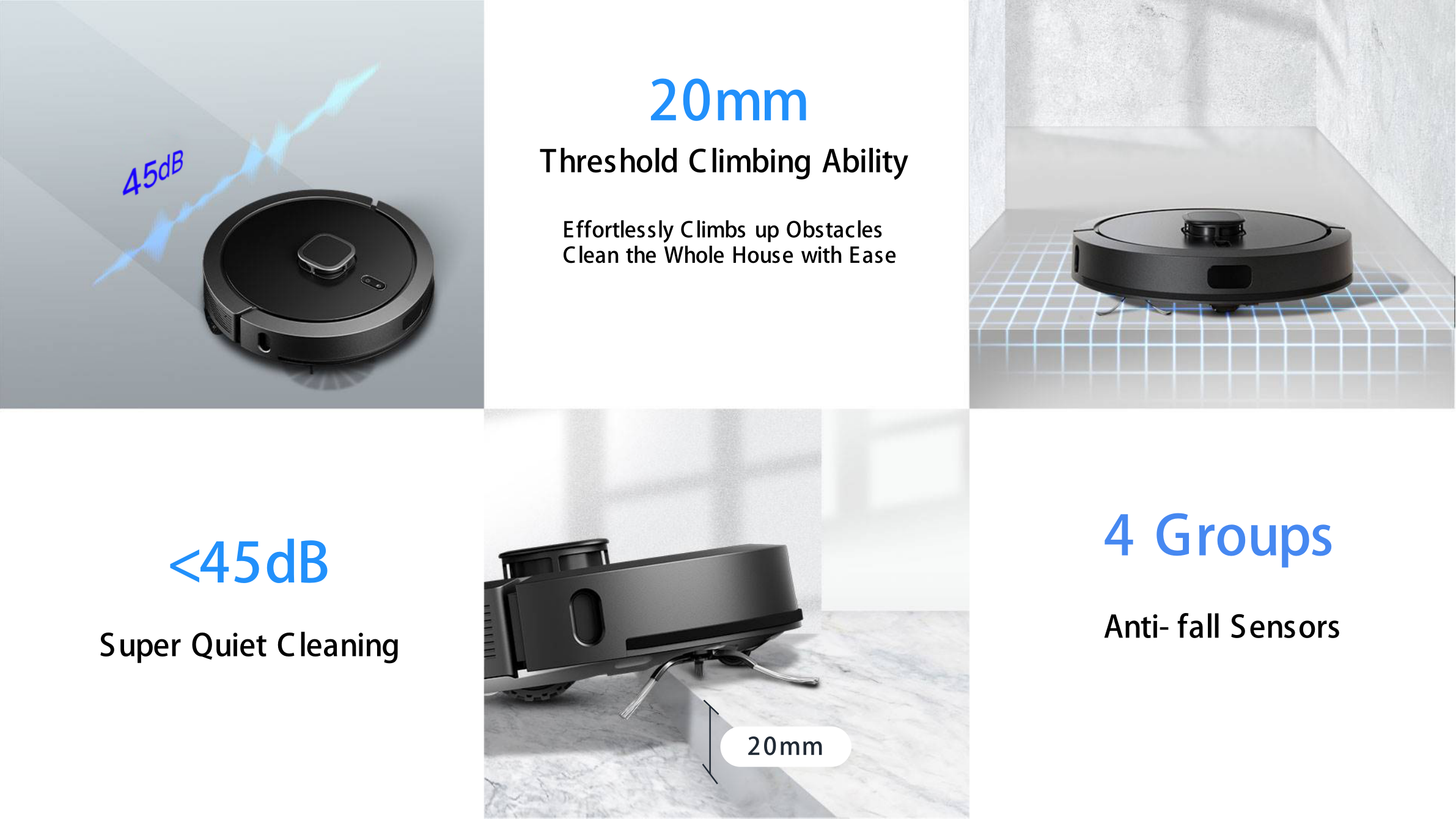 Liectroux G7 robot vacuum cleanr with Self empty dust bin, laser navig – Liectrouxrobotics