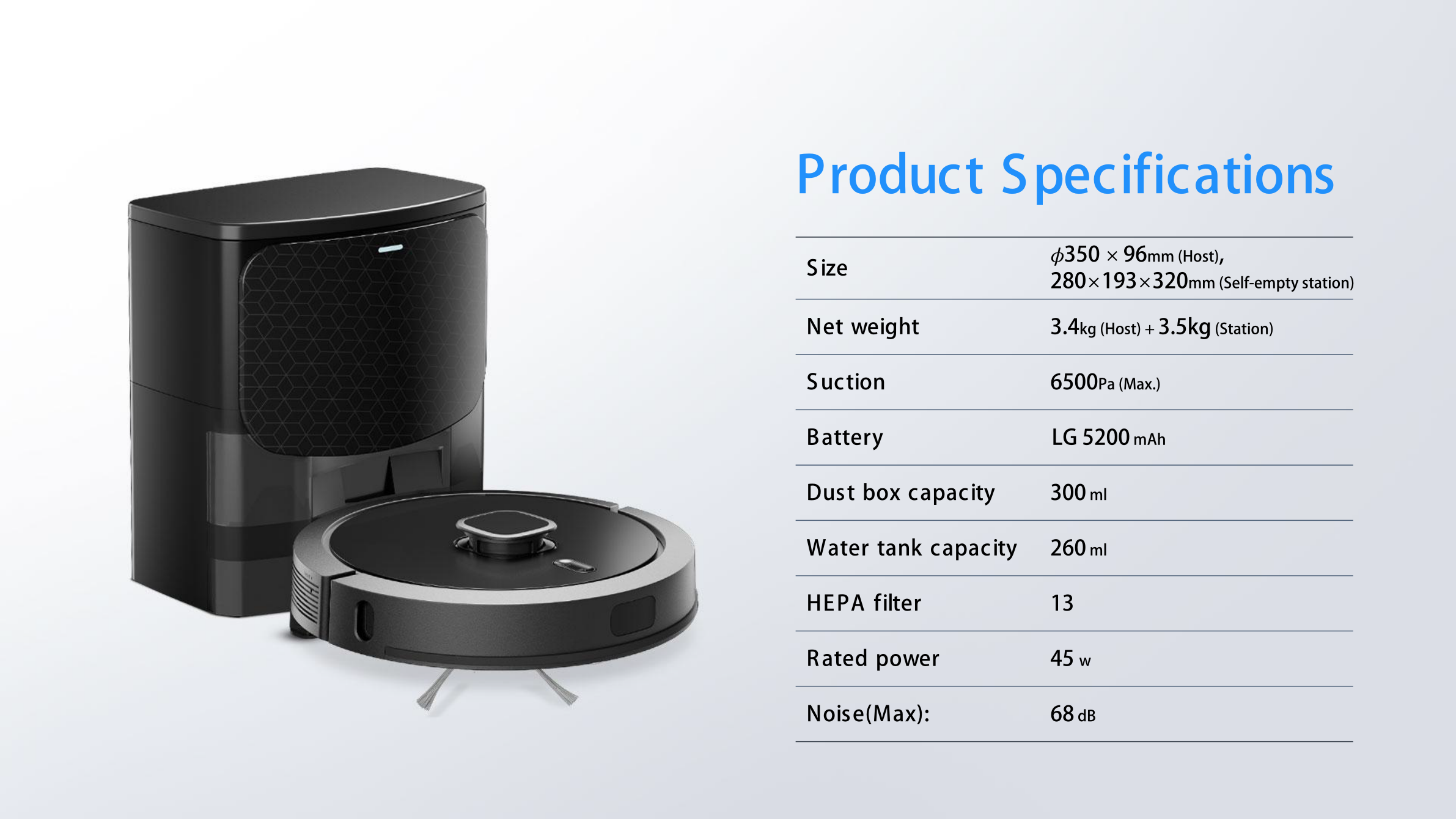 Liectroux G7 robot vacuum cleanr with Self empty dust bin, laser navig ...