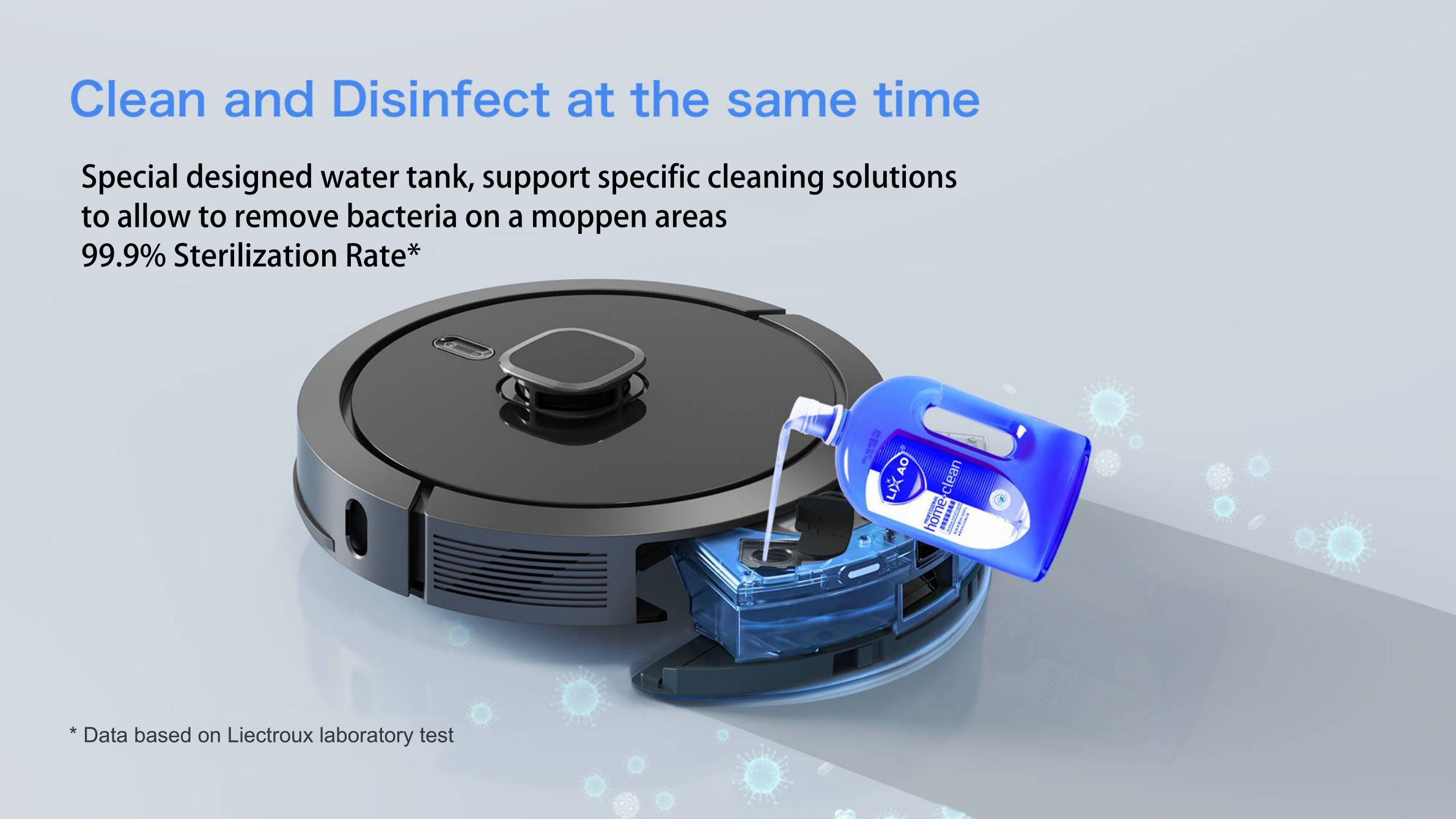 Liectroux G7 robot vacuum cleanr with Self empty dust bin, laser navig ...