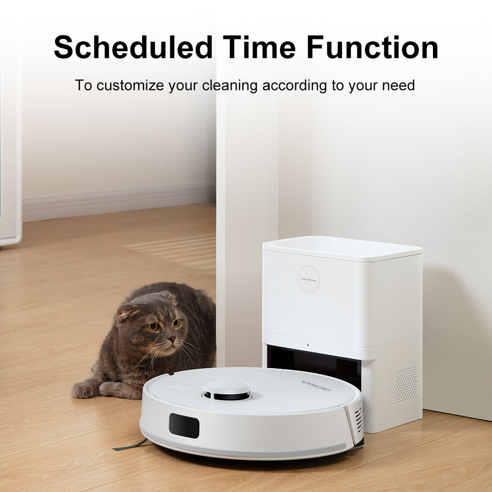 New model M70 PRO with self empty dust bin laser robot vacuum cleaner ...